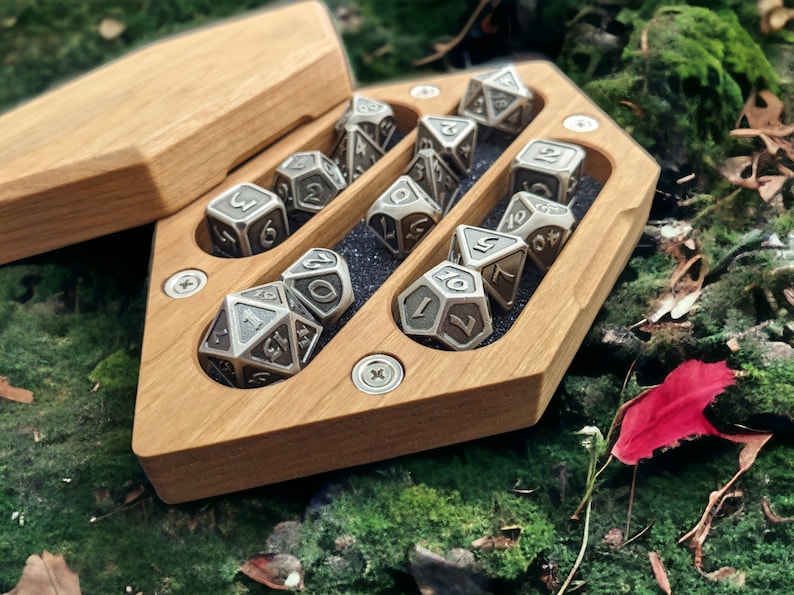 RPG Dice Box - Wood - Made in the US - Handmade Tabletop Gaming Storage ...