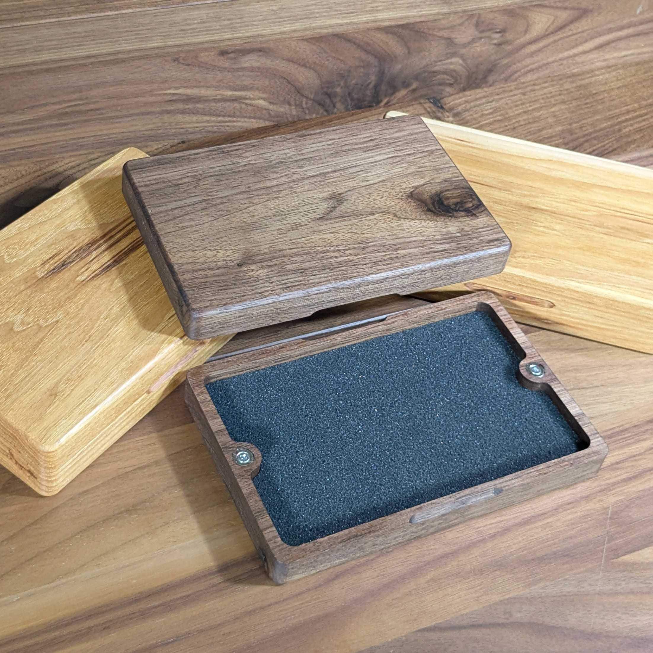 Personalized Wooden Keepsake Box With Magnetic Lid - Custom Text ...