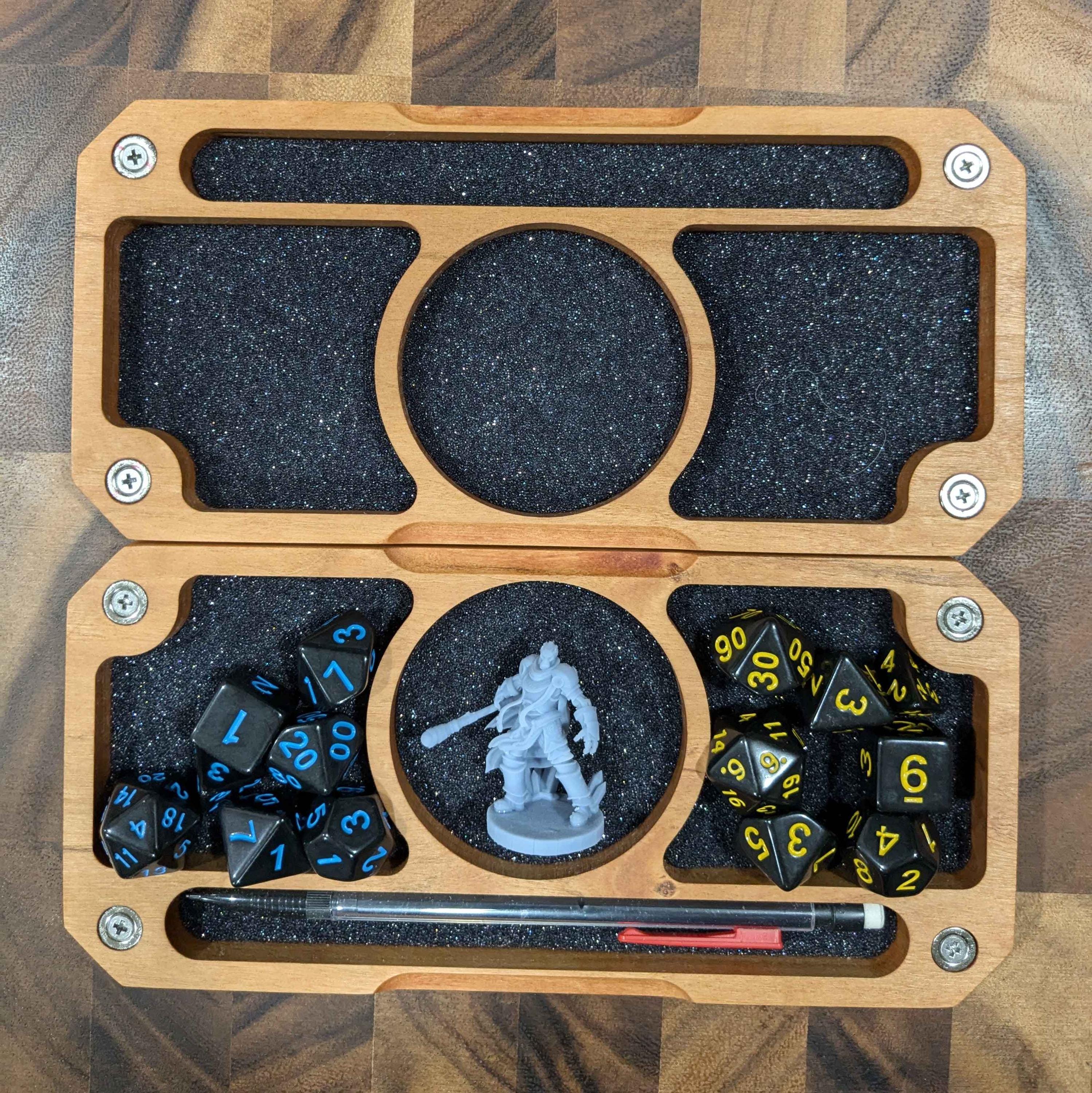 Explorer's Cache - Dice Box - Wood - Made in the US - TTRPG Storage - Etsy