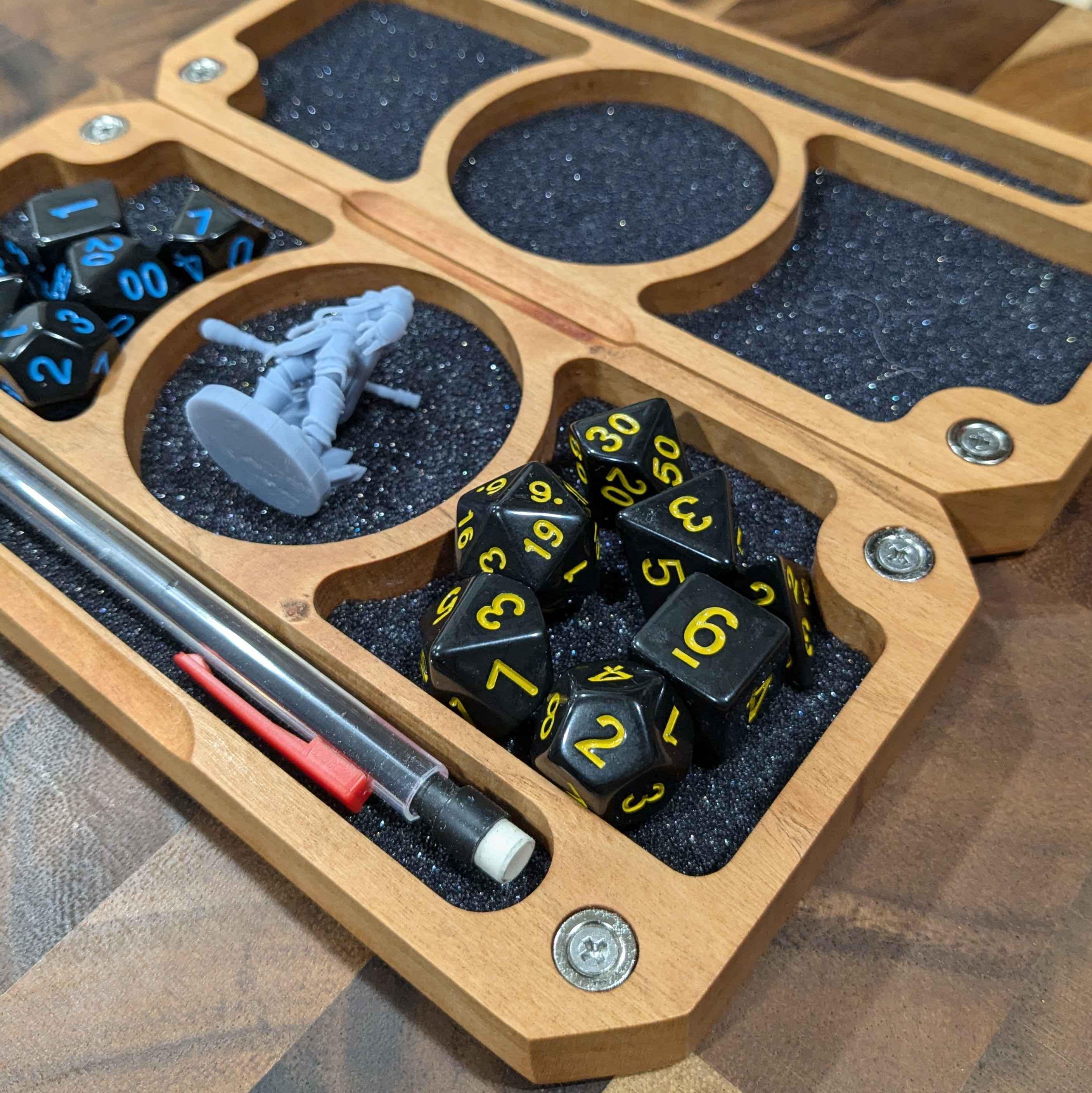 Explorer's Cache - Dice Box - Wood - Made in the US - TTRPG Storage - Etsy