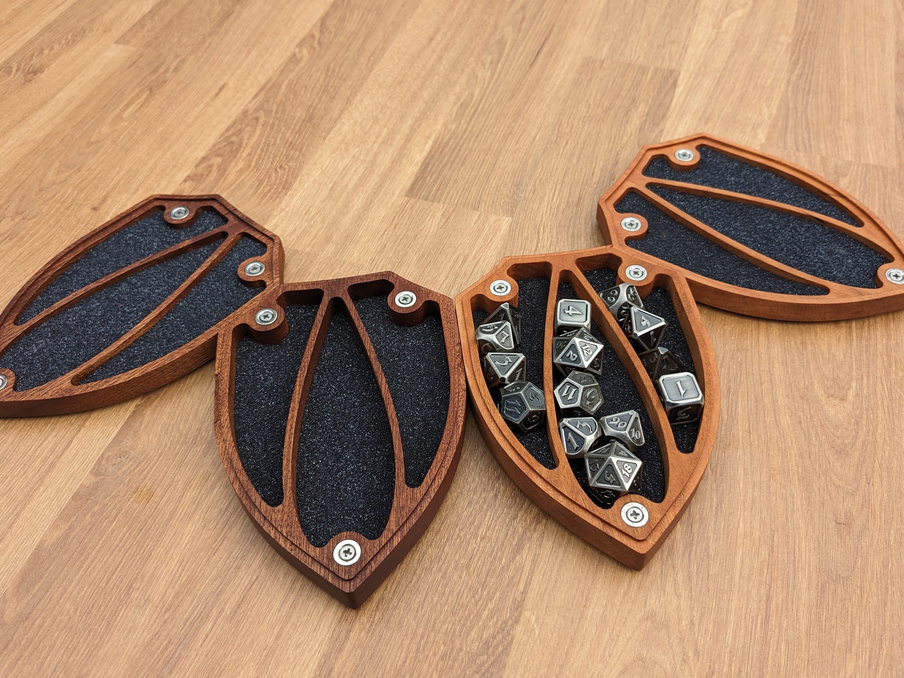 Aegis of Holding - Dice Box - Wood - Made in the US - TTRPG Storage - Etsy