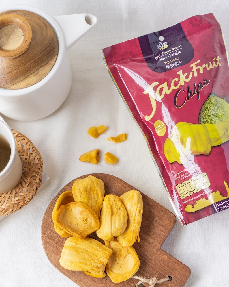 Premium Grade Jackfruit Natural Taste, Jackfruit Chips 65g. - Etsy