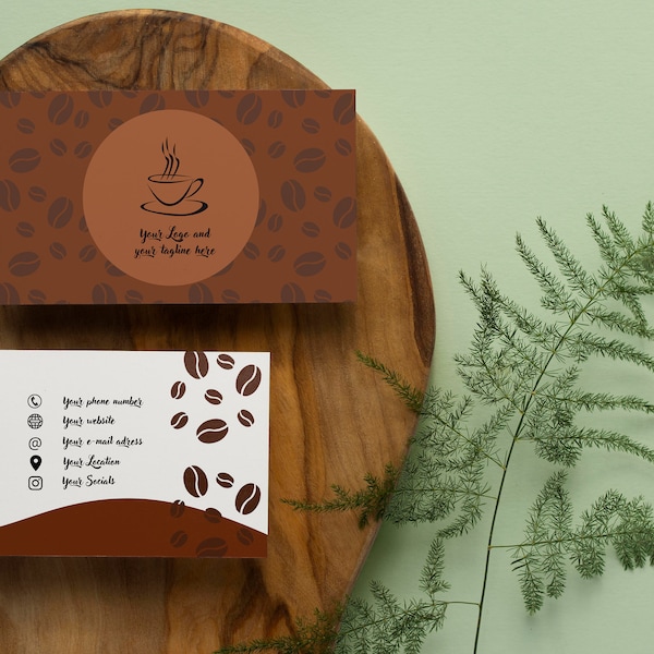 Coffee Shop Business Card - Etsy