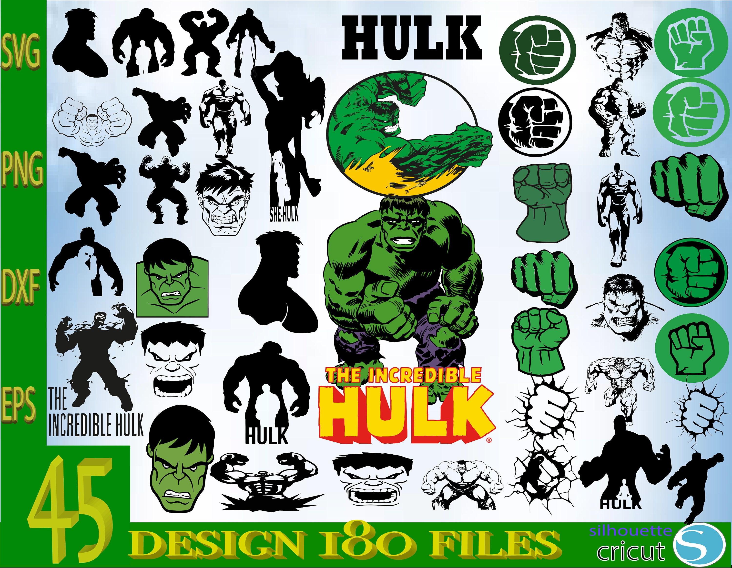 Hulk Hand Silhouette