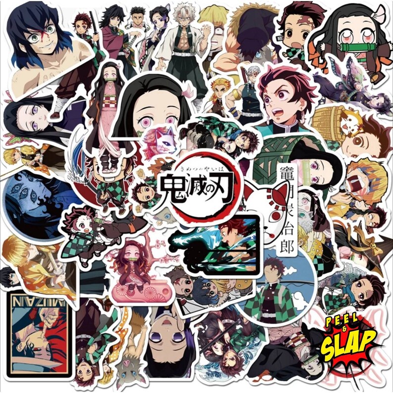 50 Anime TV Series Stickers Pack for Skateboard Bicycle Laptop - Etsy