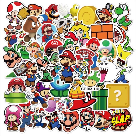 50 Video Game Stickers Pack Console Classics Skateboard - Etsy