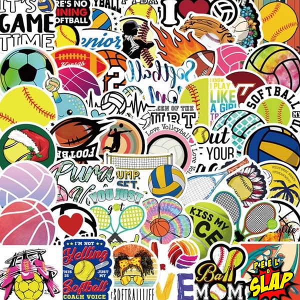 Waterproof Sports Stickers - Etsy