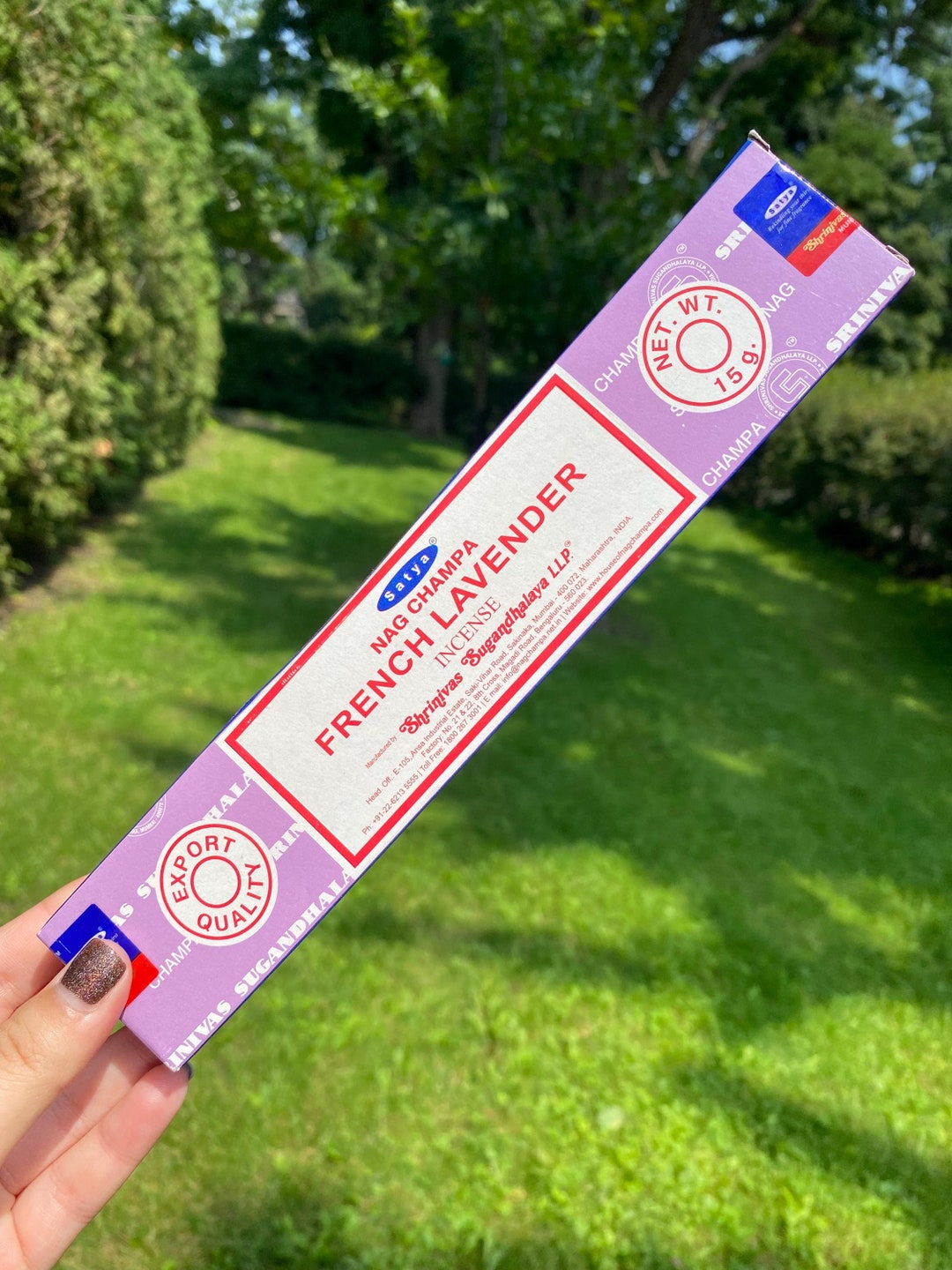 Lavender Incense Sticks Satya Brand French Lavender Incense Sticks Free ...