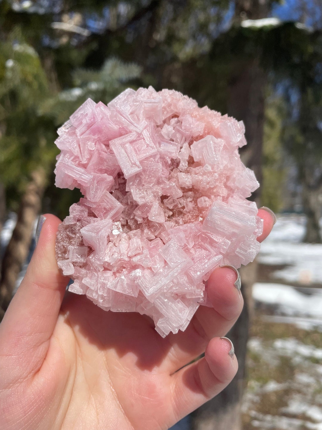 Pink Halite From Searles Lake California, Natural Halite, Pink Halite ...