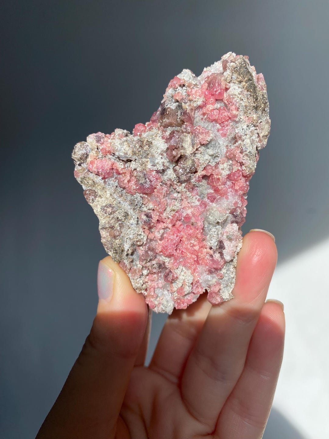 Raspberry Garnet From Mexico | Pink Grossular Garnet | Natural Mineral ...