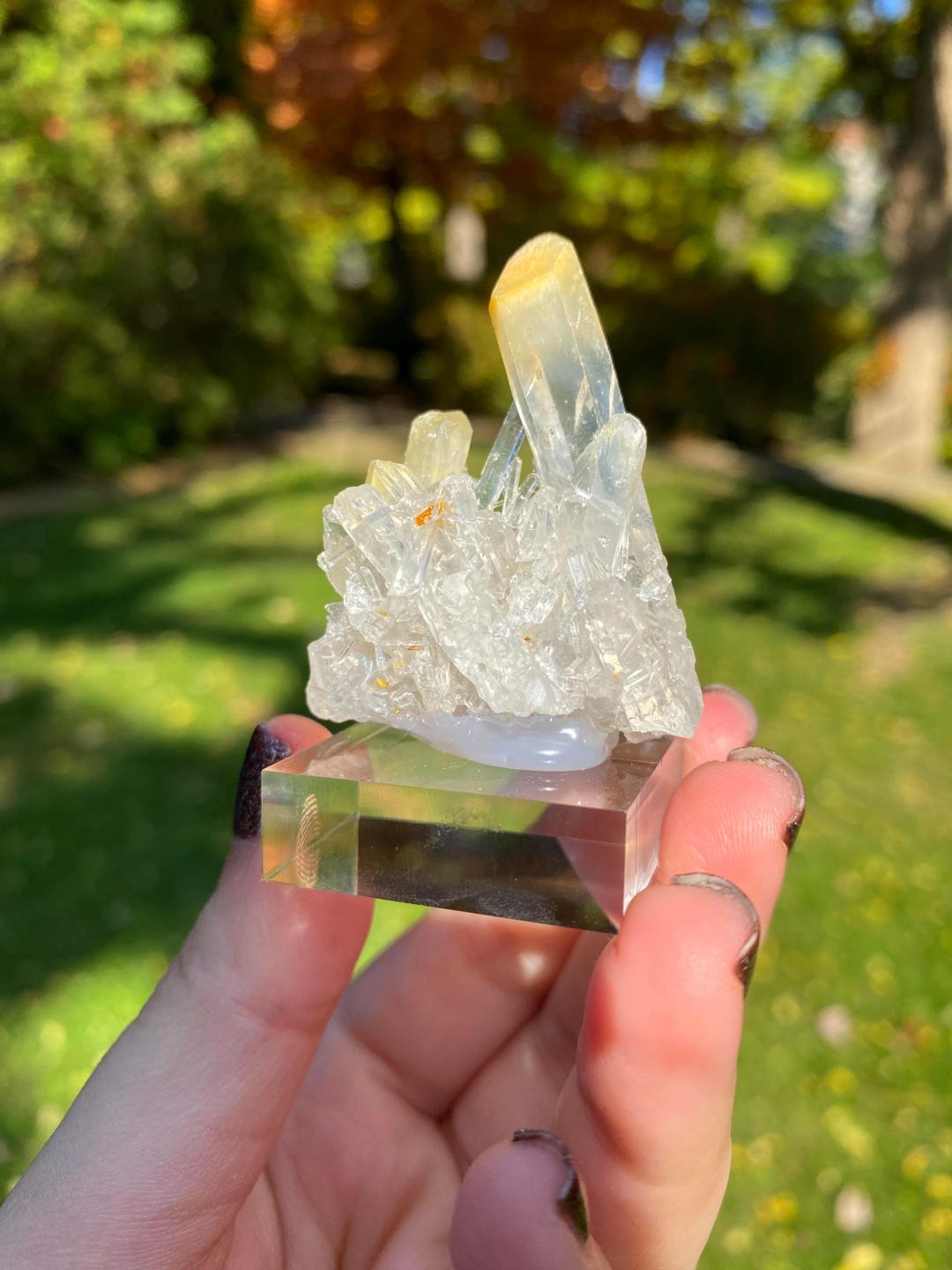 Colombian Mango Quartz Specimen: Halloysite Included Sacral Chakra ...