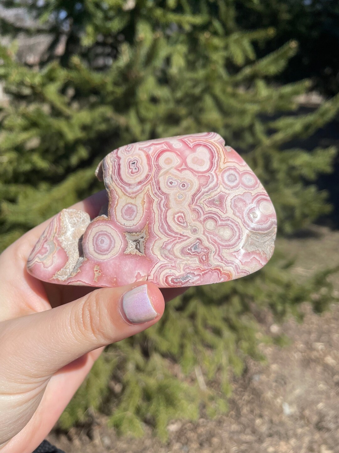 Rhodochrosite Freeform, High Quality Pink Rhodochrosite, Polished ...