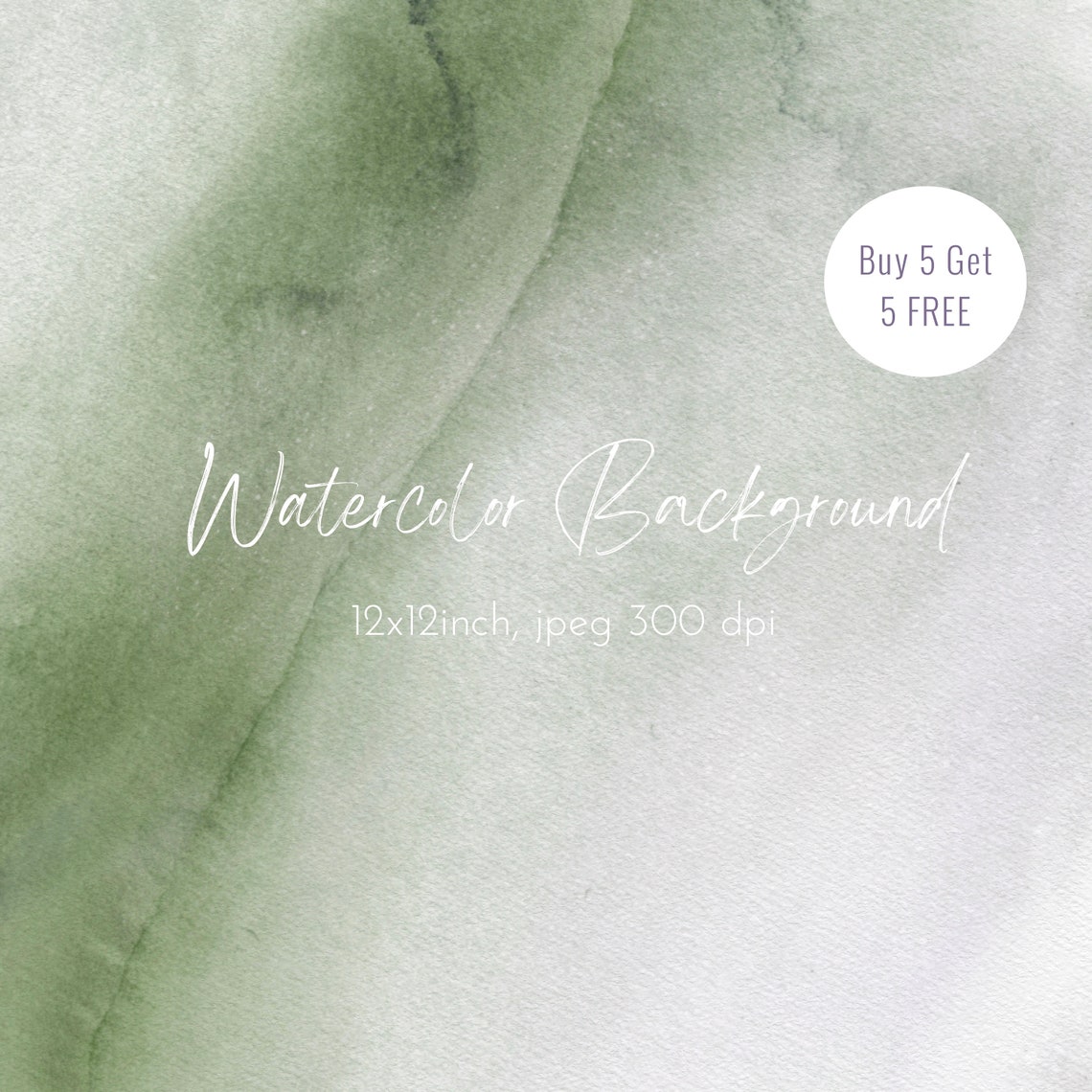 Green Sage Watercolor Background Clipart Abstract Background Watercolor ...