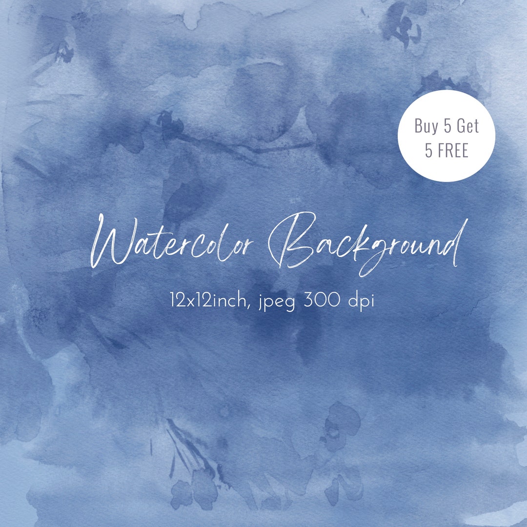 Navy Blue Watercolor Background Clipart Abstract Background Watercolor ...