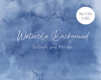 Navy Blue Watercolor Background Clipart Abstract Background Watercolor ...