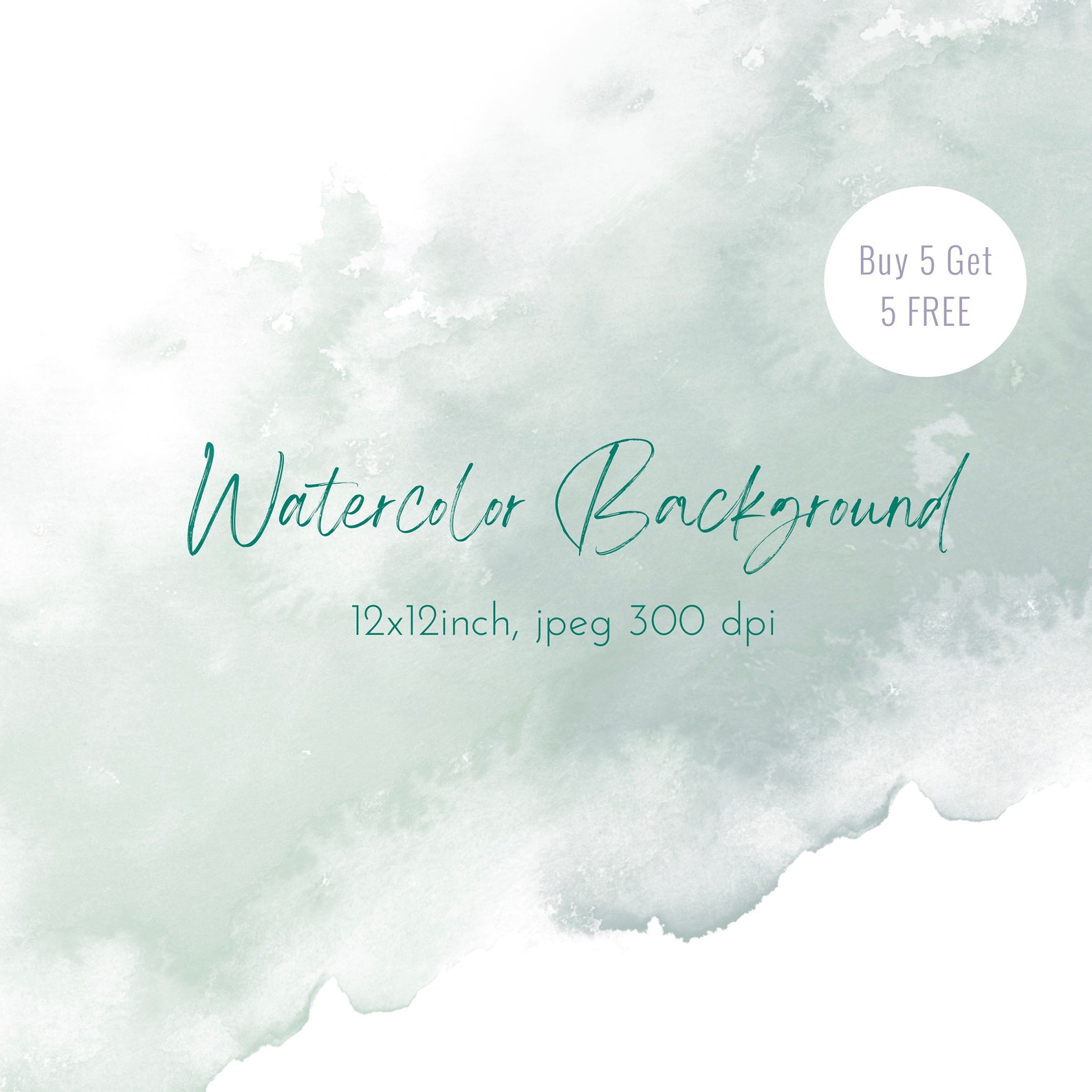 Green Sage Watercolor Background Clipart Abstract Background Watercolor ...