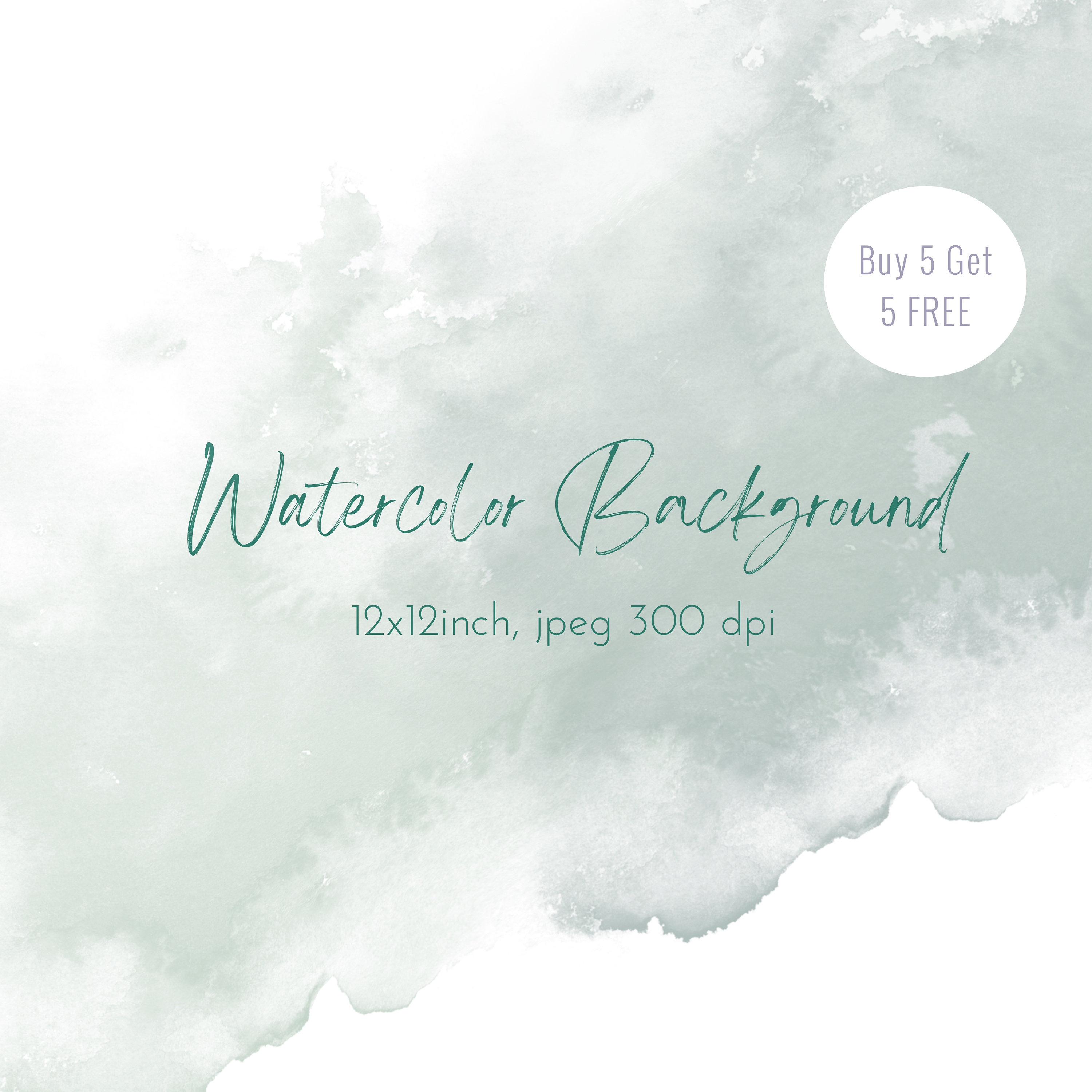 Green Sage Watercolor Background Clipart Abstract Background Watercolor ...