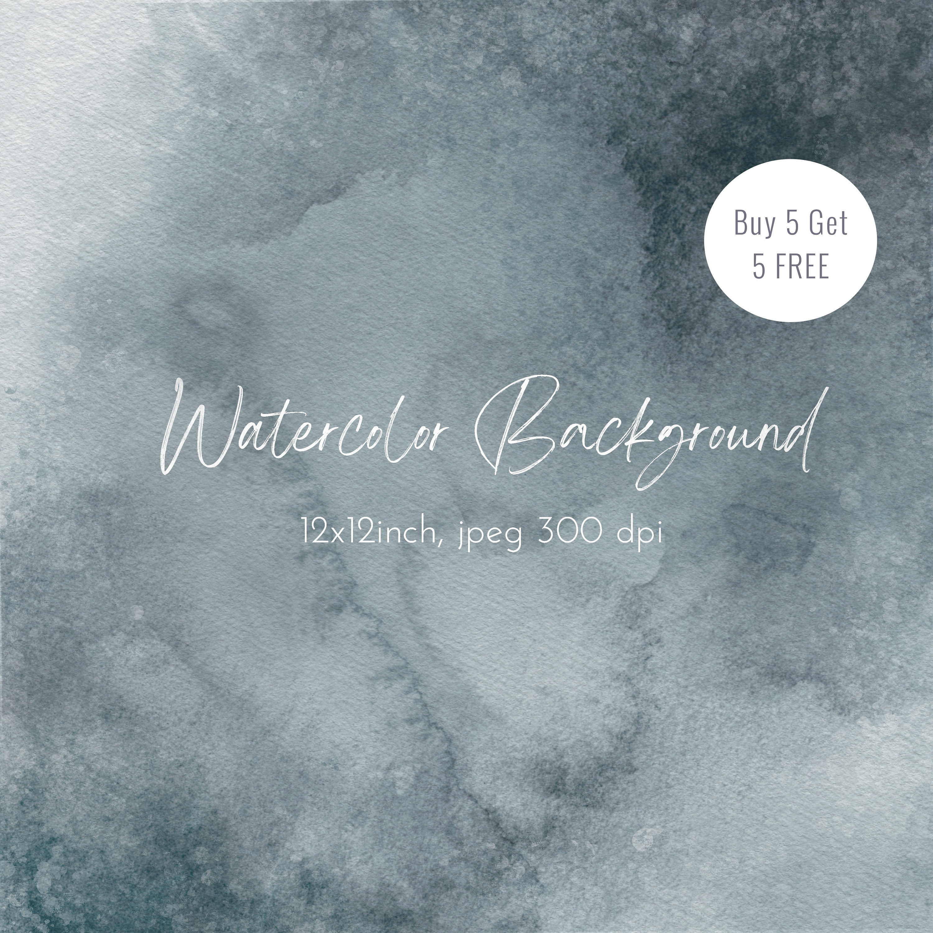 Dark Grey Blue Watercolor Background Clipart Abstract Background ...