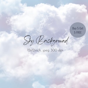 Light Blue Violet Sky Overlays, Blue Sky , Light Sky Overlays, Clouds ...