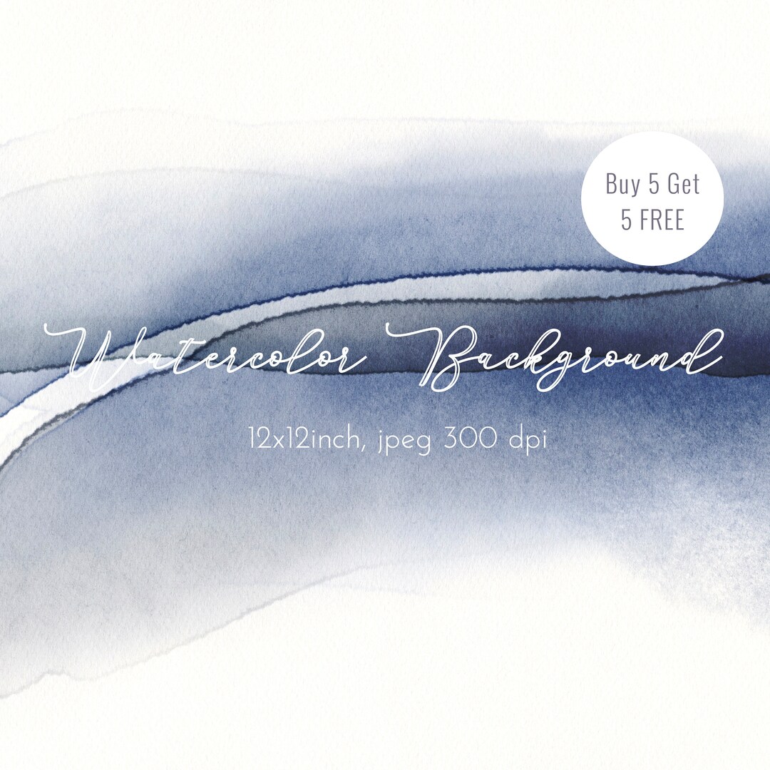 Dark Blue Watercolor Background Clipart Abstract Background Watercolor ...