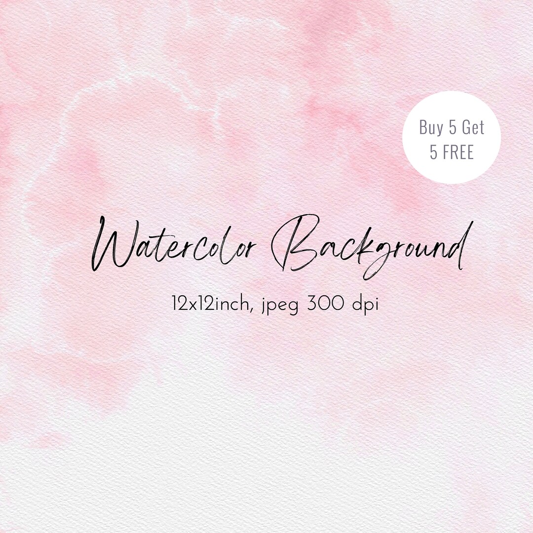 Rose Boho Watercolor Background Clipart Abstract Background Watercolor ...