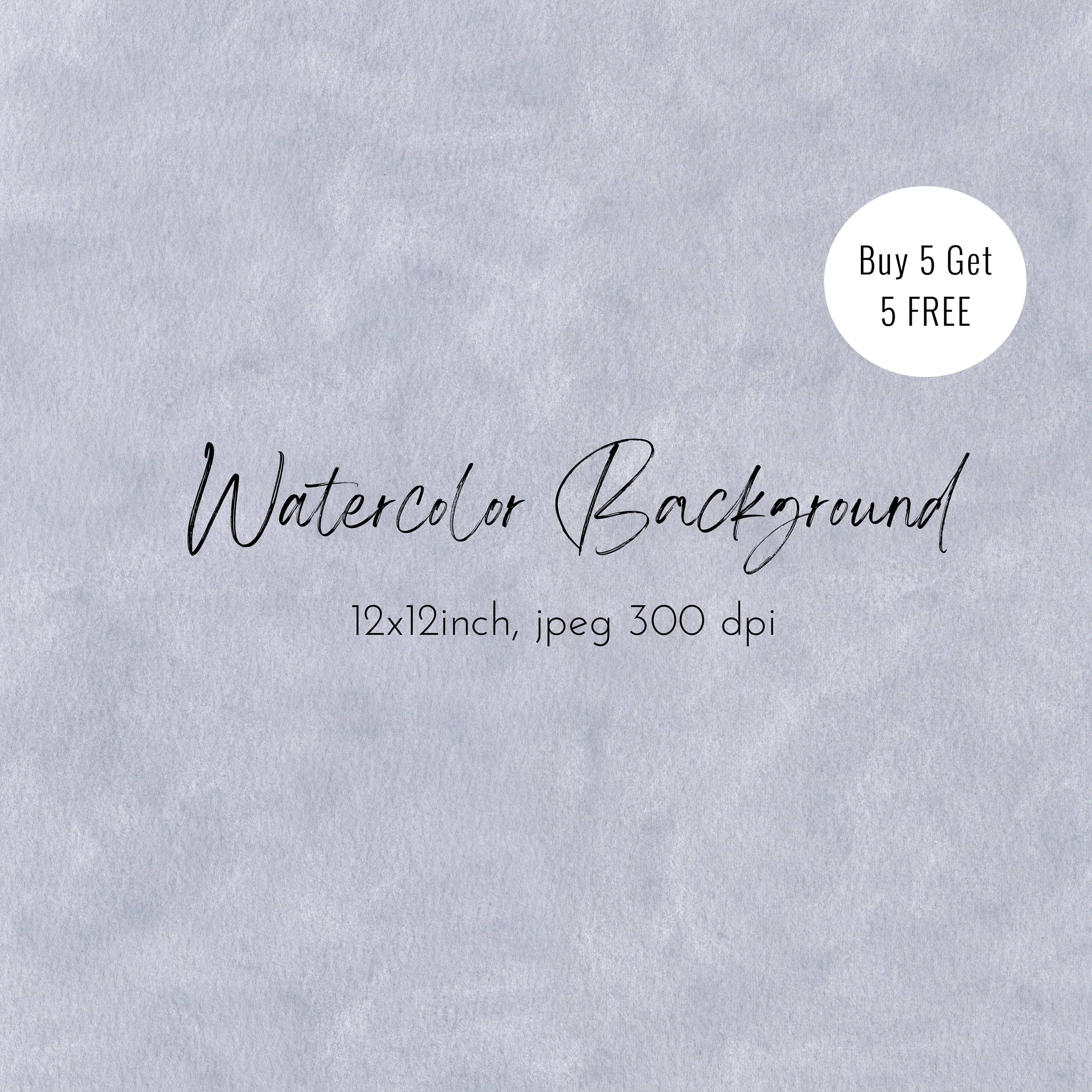 Grey Watercolor Art Back / Digital Paper / Watercolor Clipart / Light ...
