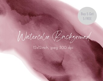 Burgundy Watercolor Backgrounds, Elegant Textures Dark Red Background ...