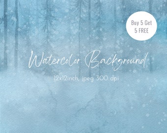 Navy Blue Watercolor Background / Digital Paper / Abstract - Etsy