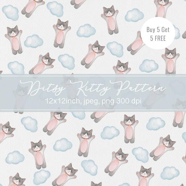 Kitty Clipart - Etsy