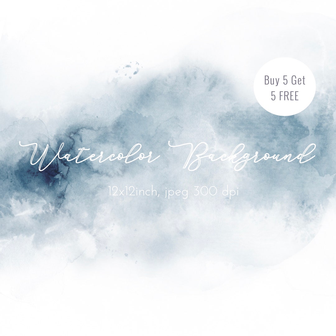 Blue Light Watercolor Background Clipart Abstract Background Watercolor ...