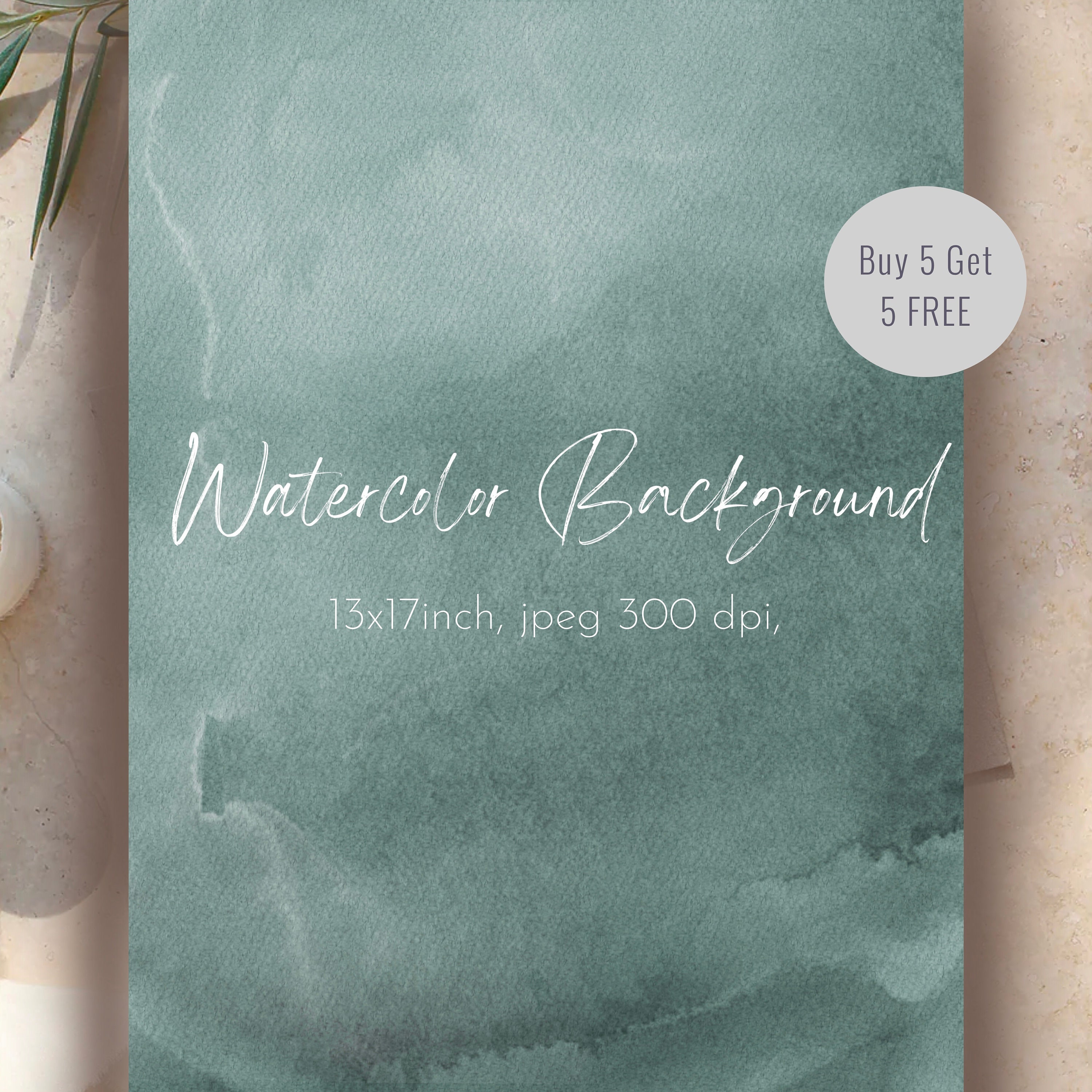 Sage Green Watercolor Background Clipart Abstract Background Watercolor ...