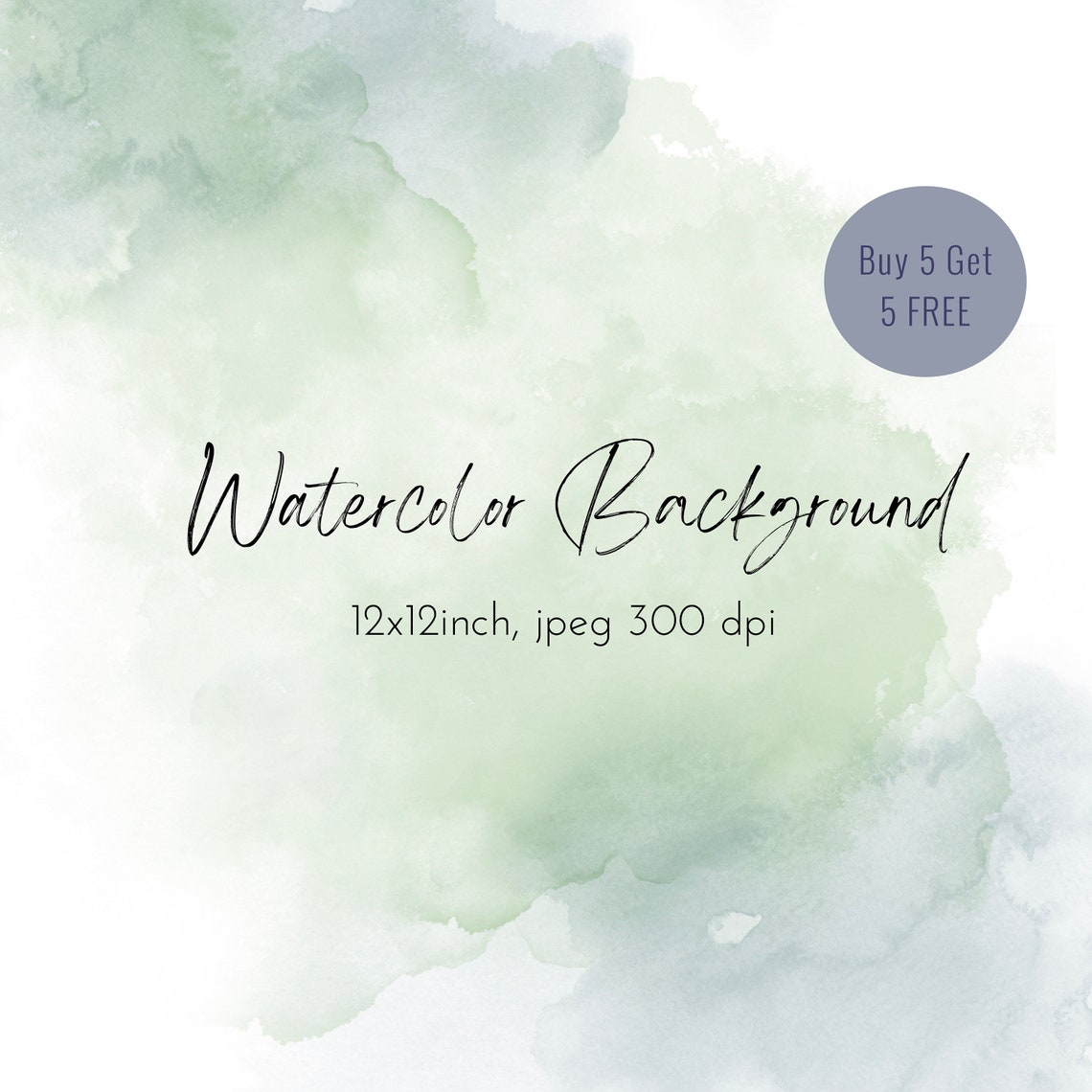 Sage Green Watercolor Background Clipart Abstract Background Watercolor ...