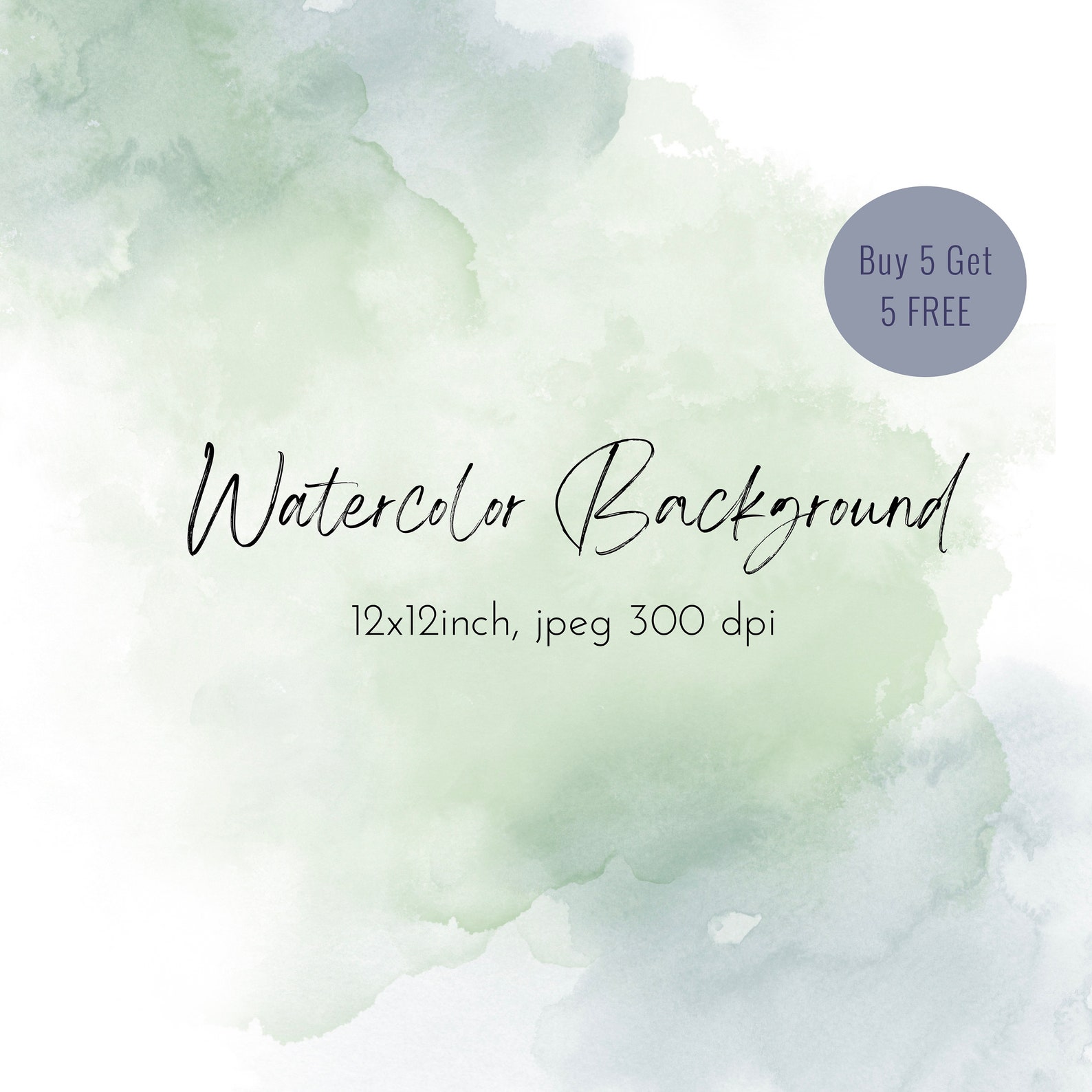 Sage Green Watercolor Background Clipart Abstract Background Watercolor ...