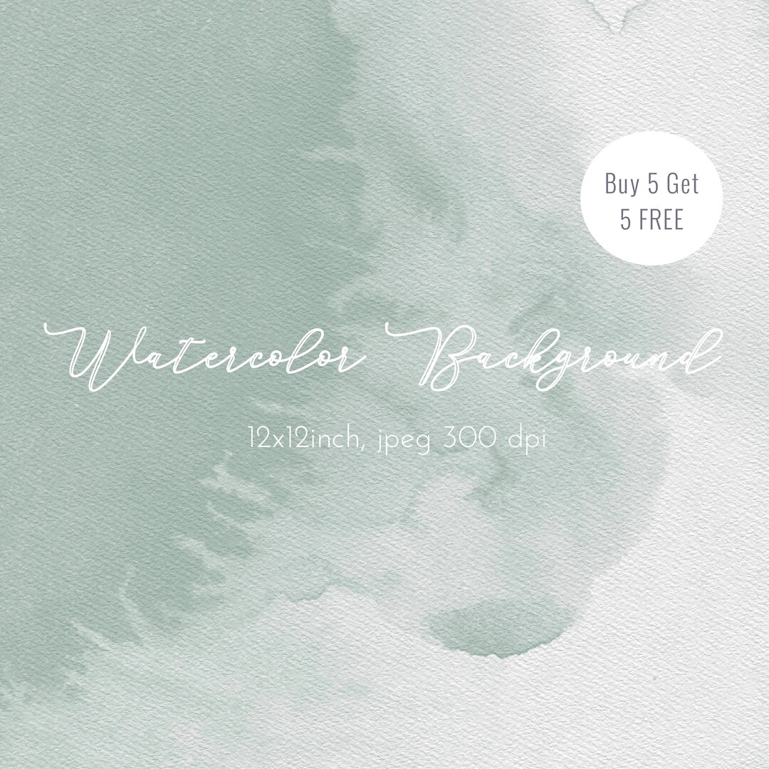 Light Sage Green Watercolor Background Clipart Abstract Background ...