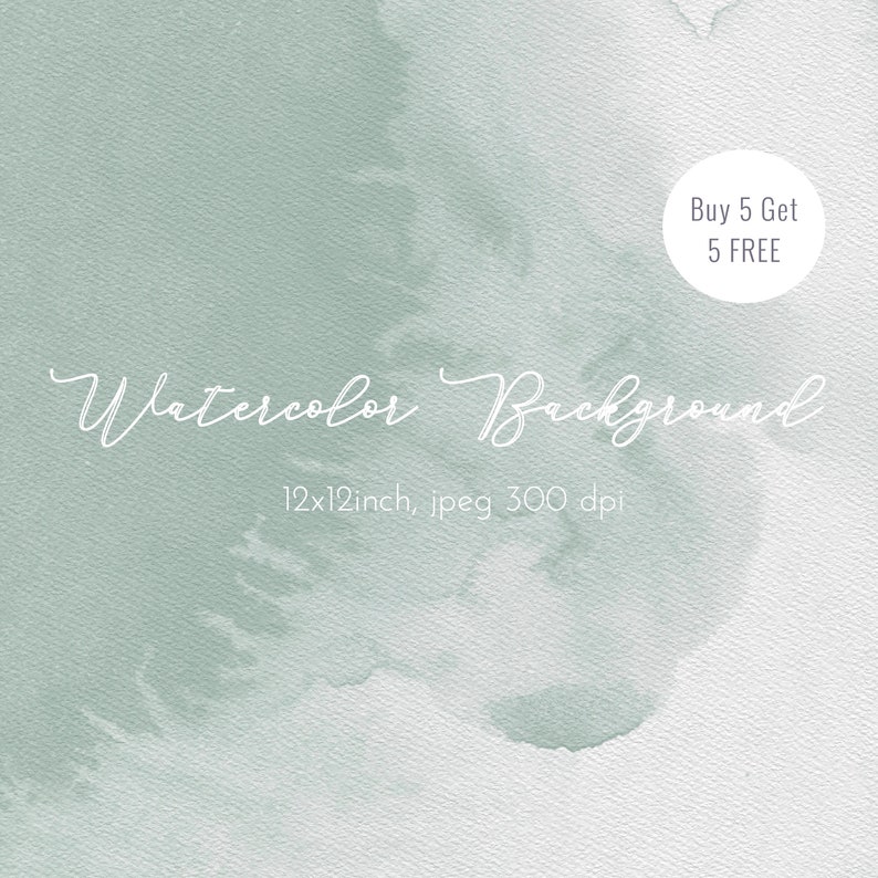 Light Sage Green Watercolor Background Clipart Abstract Background ...