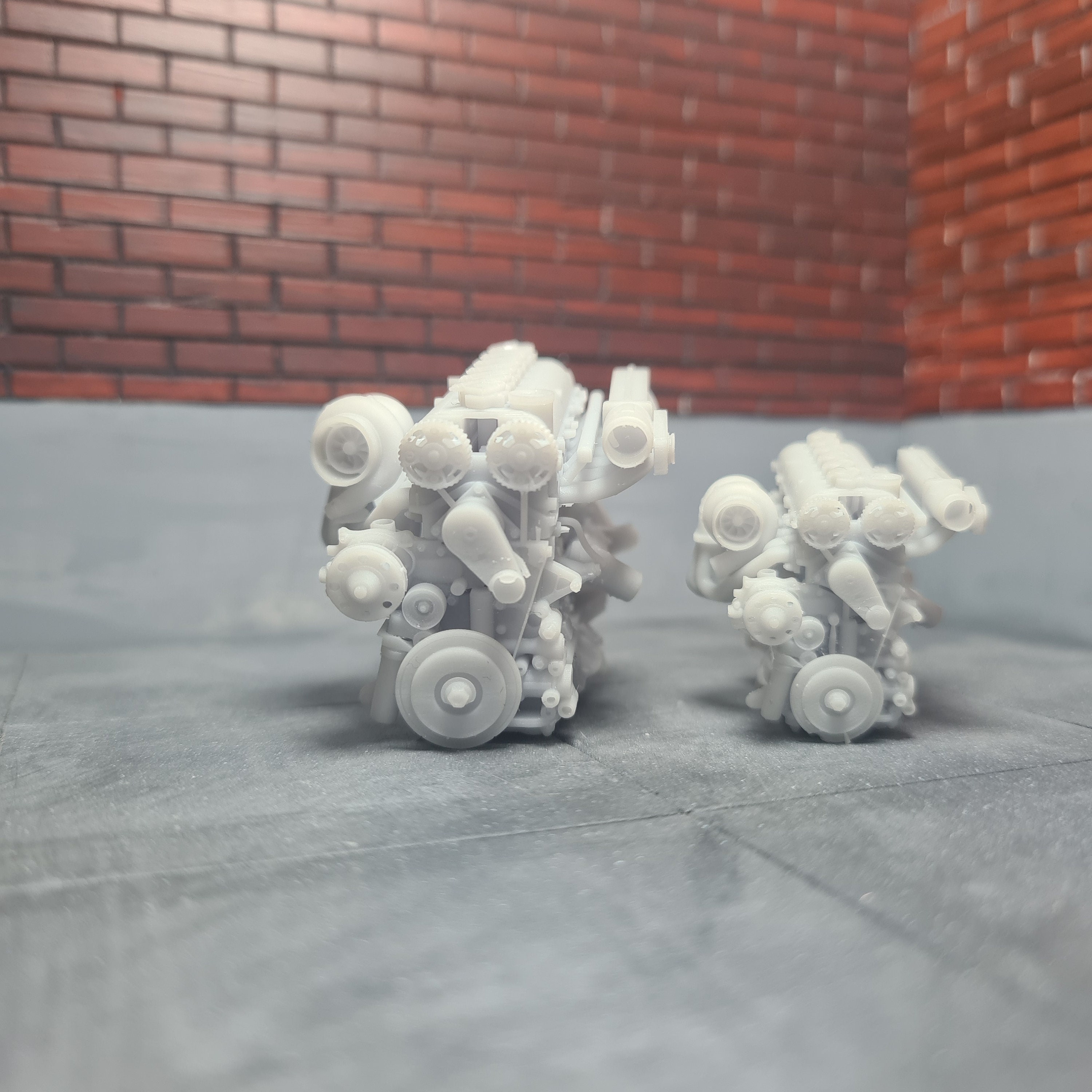 1 18 1 24 Scaled Toyota Supra 2jz Gte Engine Etsy