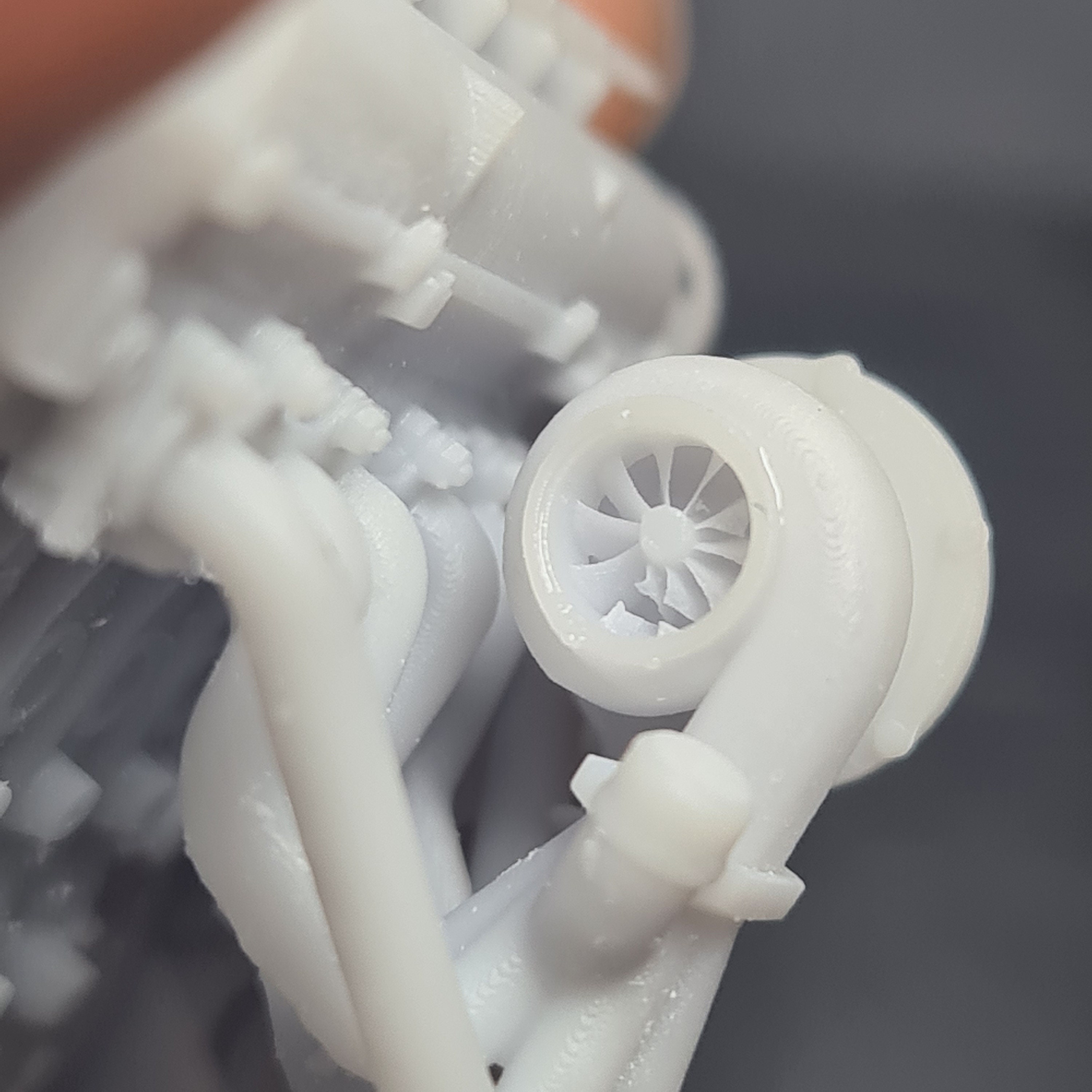 1 18 1 24 Scaled Toyota Supra 2jz Gte Engine Etsy