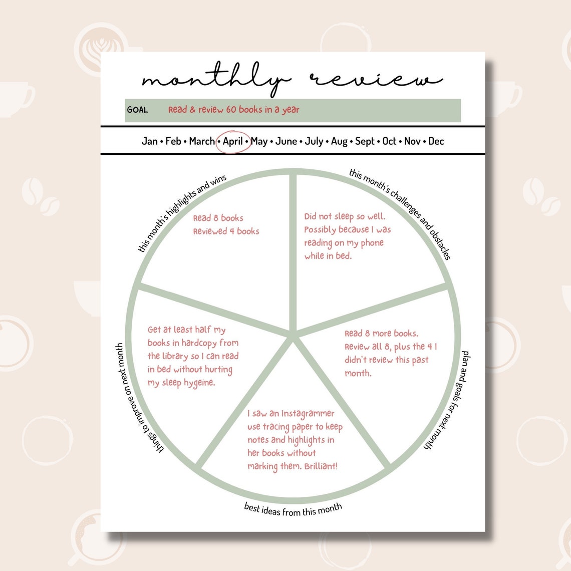 Goal Planning Workbook Printable Goal Setting Workbook New Years ...