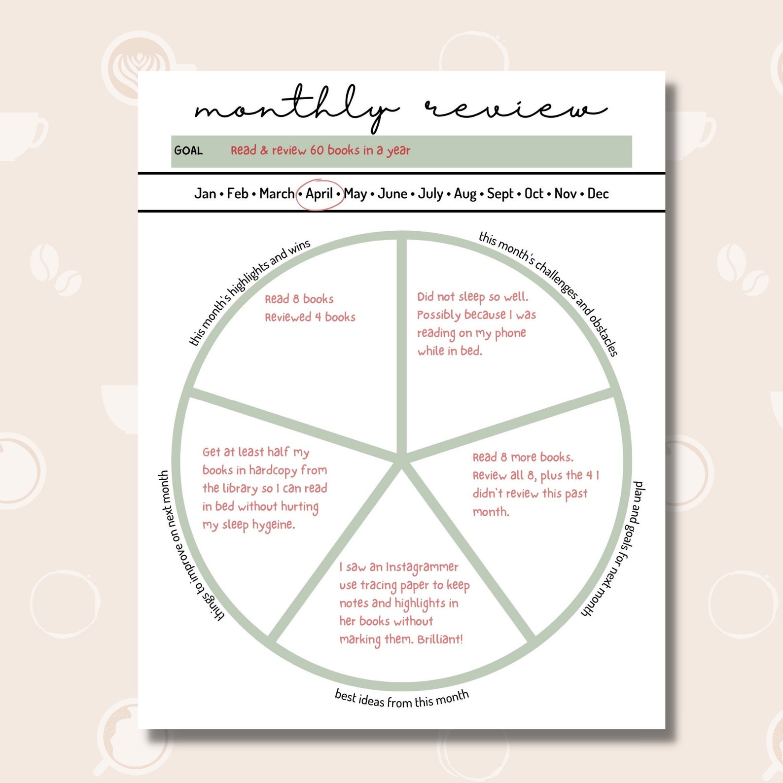 Goal Planning Workbook | Printable Goal Setting Workbook | New Years ...