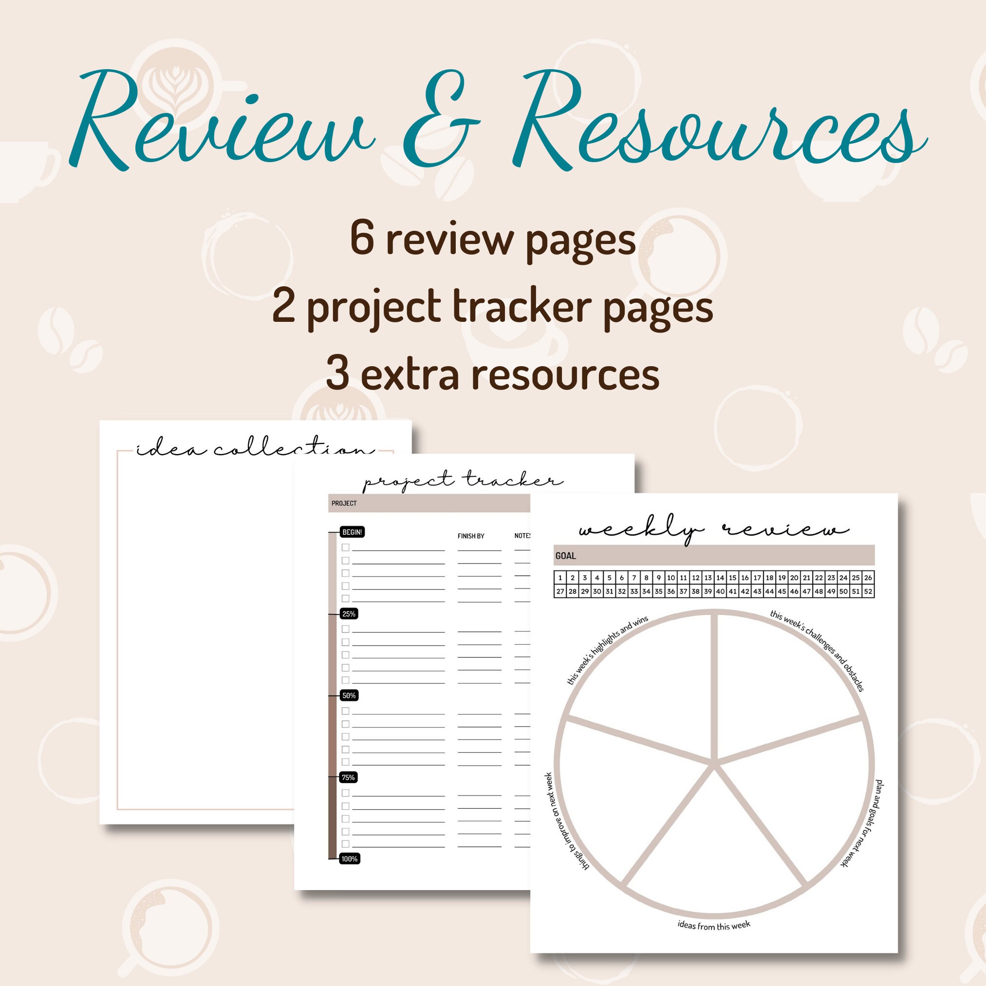 Goal Planning Workbook | Printable Goal Setting Workbook | New Years ...