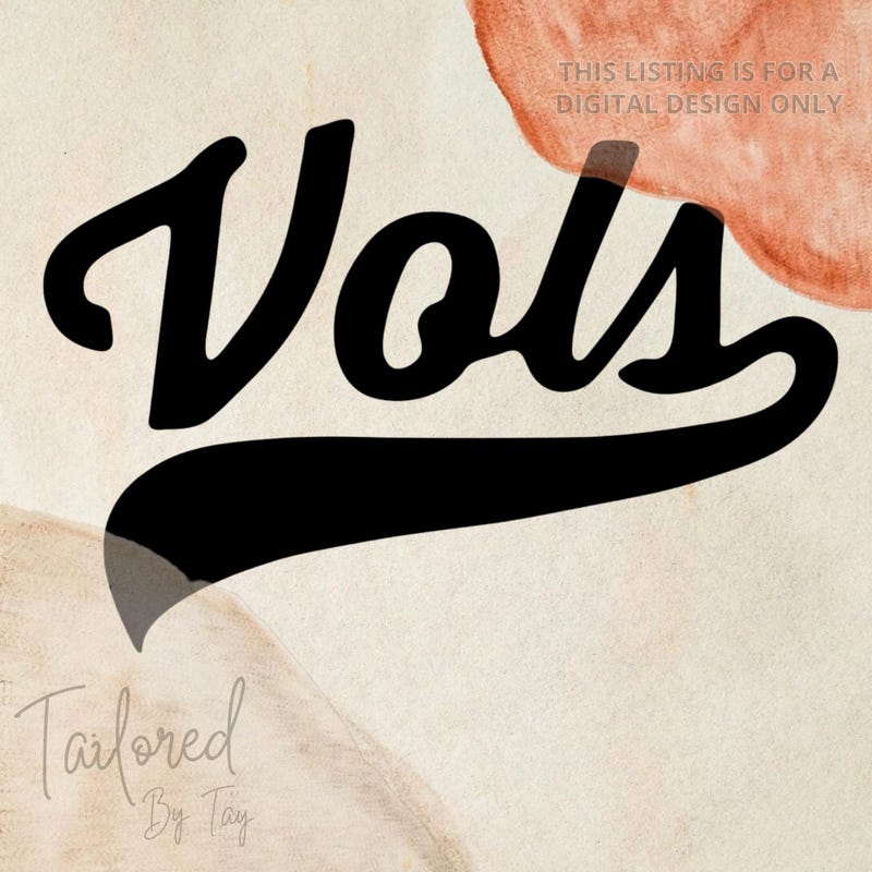 Sublimation Vols Design Svg - Etsy