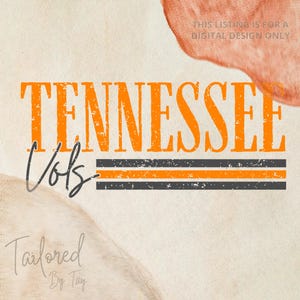 Vintage Tennessee Vols Football Digital Design - Etsy