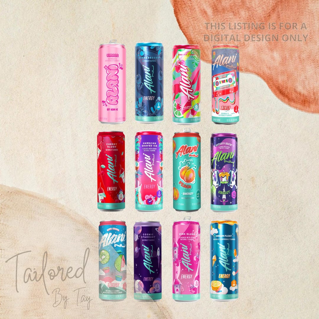 Alani Energy Can Digital Design - Etsy