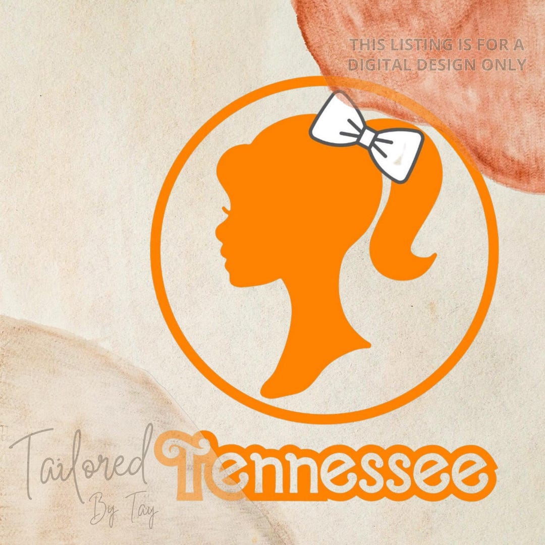Tennessee Barbie Doll Vols Sublimation Digital Design - Etsy