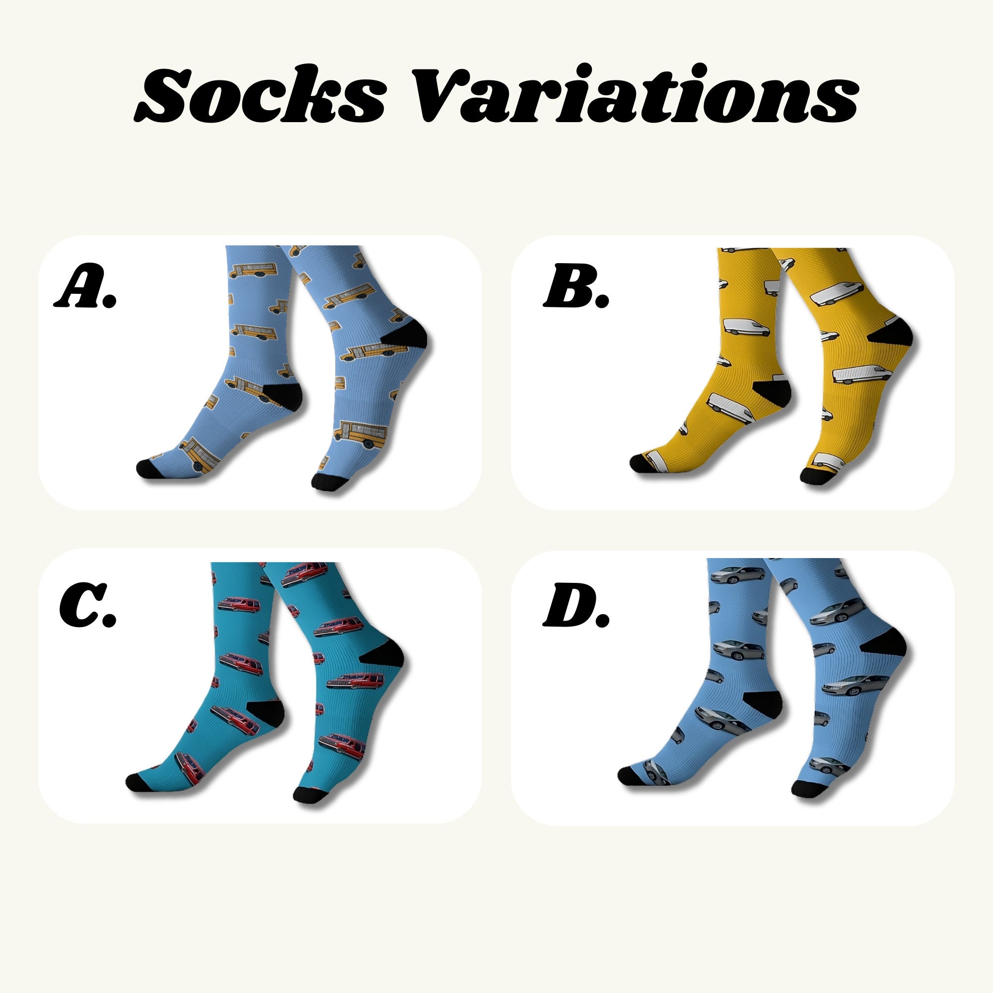 School Bus Socks Skoolie Socks Nomad Socks Unisex Socks Gifts for Her ...
