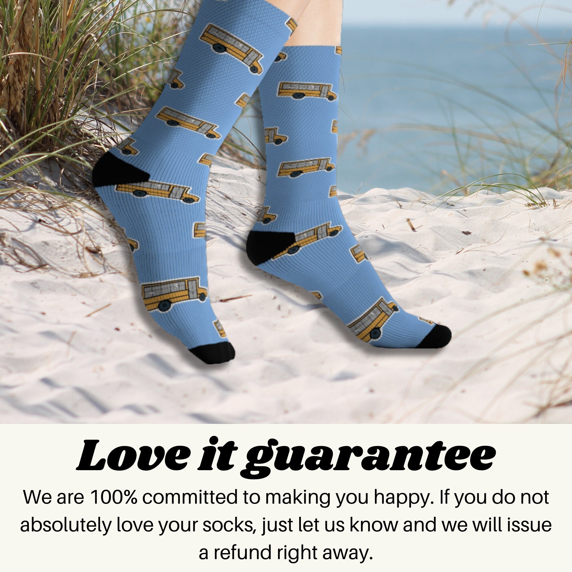 School Bus Socks Skoolie Socks Nomad Socks Unisex Socks Gifts for Her ...