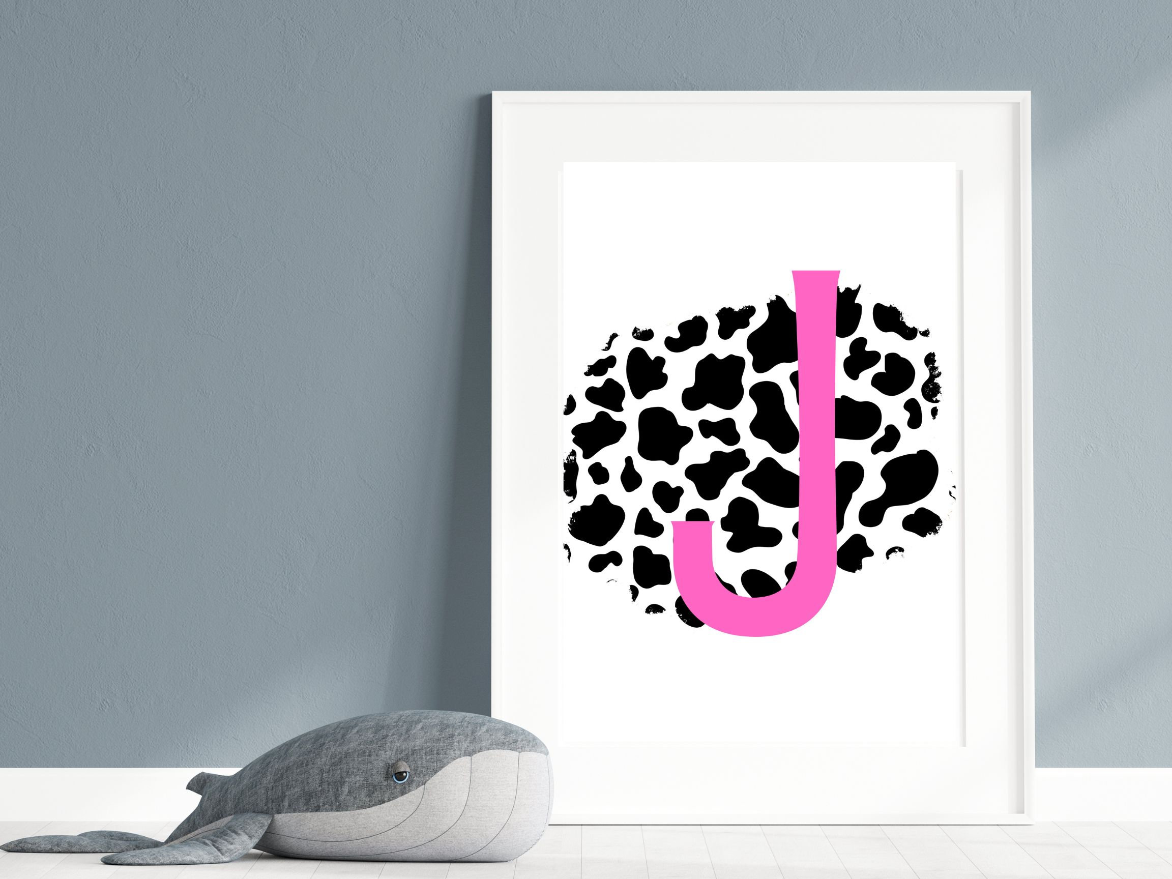 Pink Cow Alphabet Digital Download - Etsy