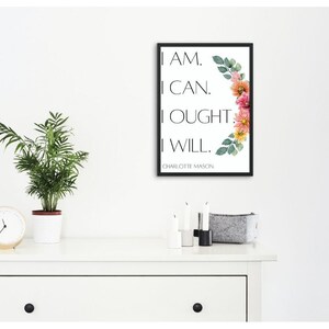 Charlotte Mason Quote, Digital Download, Wall Art, Printable Bundle ...