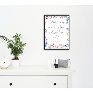 Charlotte Mason Quote, Digital Download, Wall Art, Printable Bundle ...