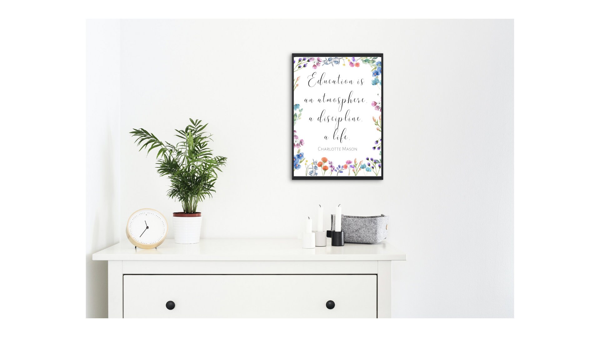 Charlotte Mason Quote, Digital Download, Wall Art, Printable Bundle ...